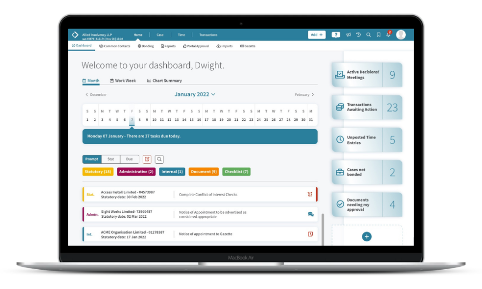 IPS Cloud - global insolvency case management software