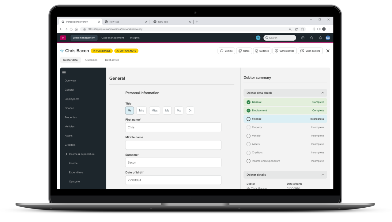 Turnkey PI - Turnkey Group - Personal Insolvency